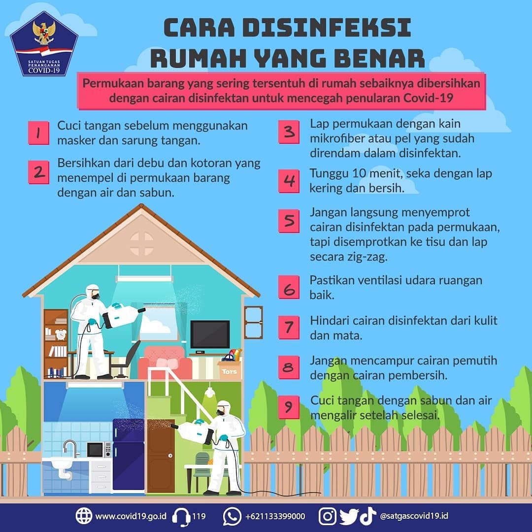 [INFOGRAFIS] Cara yang Benar Mendisinfeksi Ruangan – FORNEWS.CO